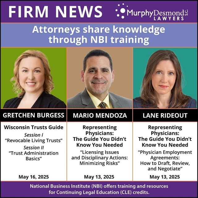Attorneys Gretchen Burgess, Mario Mendoza, and Lane Rideout Share ...