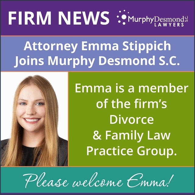 Attorney Emma Stippich Joins Murphy Desmond S.C. | Murphy Desmond S.C ...