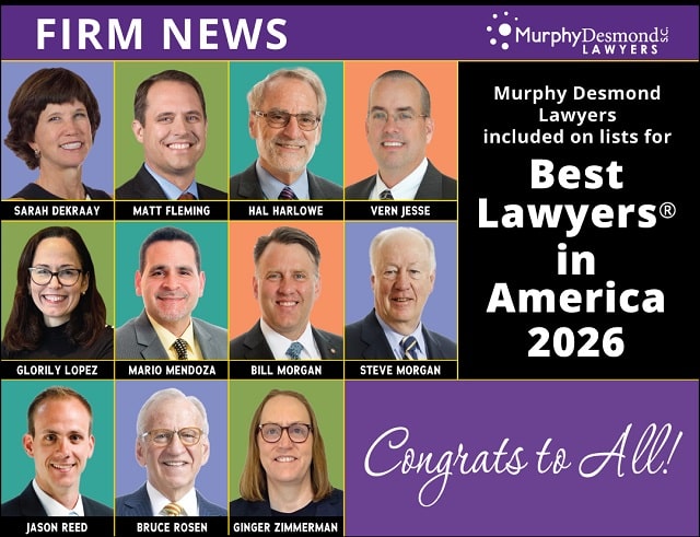 Murphy Desmond Attorneys Recognized by 2026 Best Lawyers® in America ...